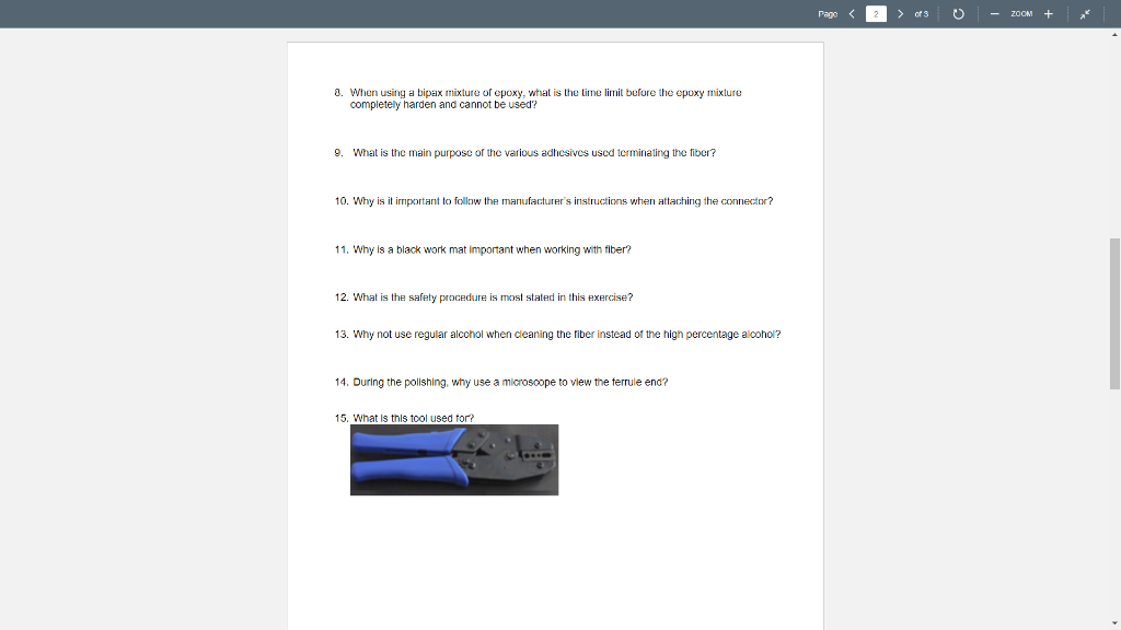 Solved Page 5 > of 3 0 - ZOOM + 8. When using a bipax | Chegg.com