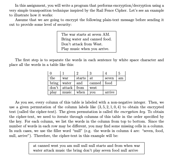 Solved In this assignment, you will write a program that | Chegg.com