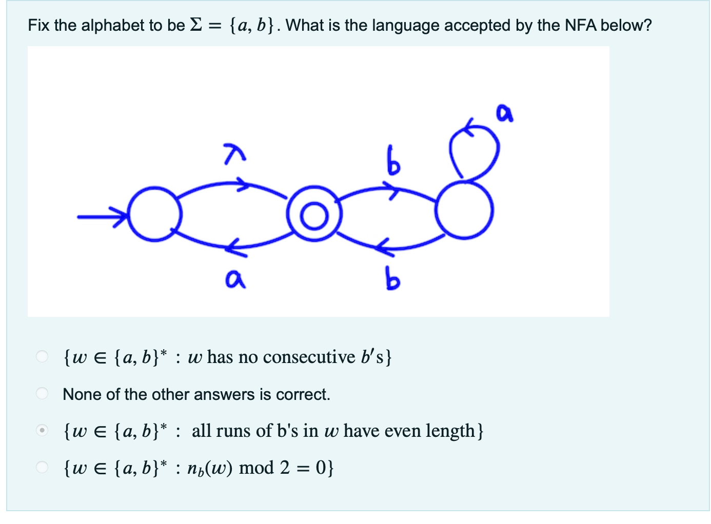 Solved code class="asciimath">Fix the alphabet to be \Sigma | Chegg.com