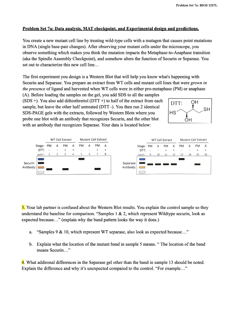 Problem Set 7a: Data analysis, MAT checkpoint, and | Chegg.com