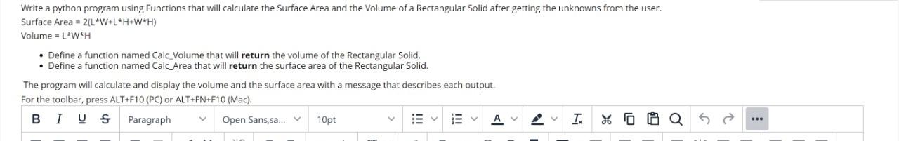 Solved Write A Python Program Using Functions That Will 3923