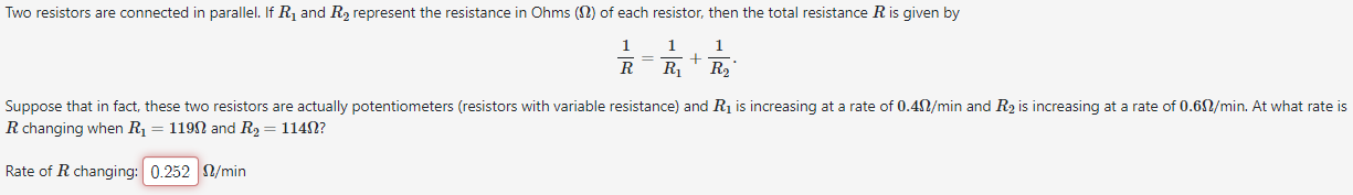 Solved R1=R11+R21 uppose that in fact, these two resistors | Chegg.com