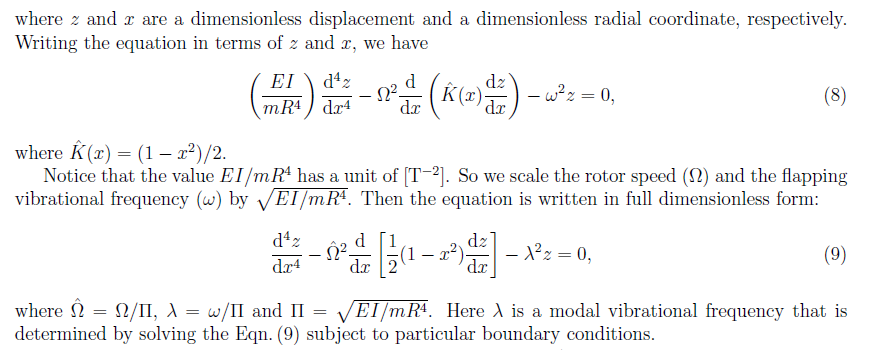 Solved 1. Derive the dimensionless equation Eqn. (9) | Chegg.com