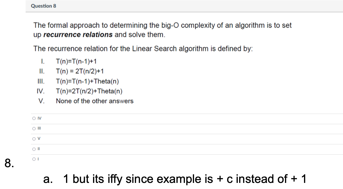 Solved Analysis of Algorithms I DON'T KNOW IF THAT IS THE | Chegg.com