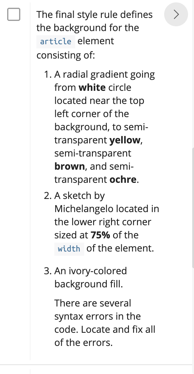 Solved Summary Figure 4-67 shows a completed web page that | Chegg.com
