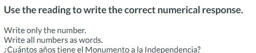 Use the reading to write the correct numerical | Chegg.com