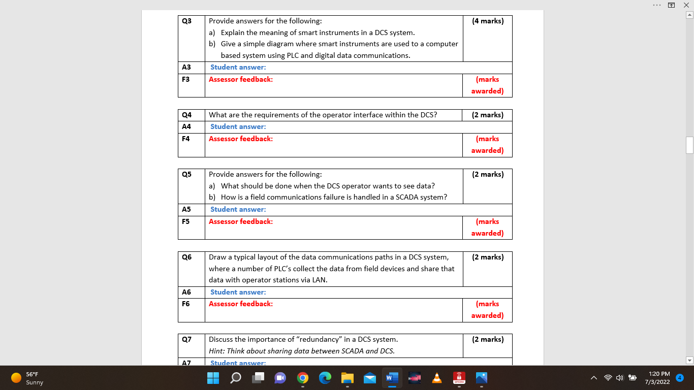 Solved 56°F Sunny Q3 A3 F3 Q4 A4 F4 Q5 A5 F5 Q6 A6 F6 Q7 A7 | Chegg.com