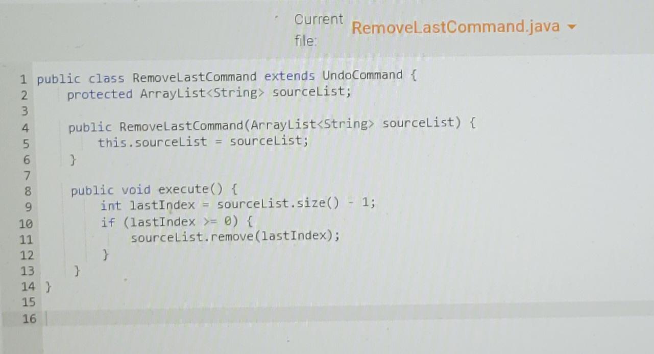 Solved 5.9 LAB: Grocery list editor with undo stack In this | Chegg.com