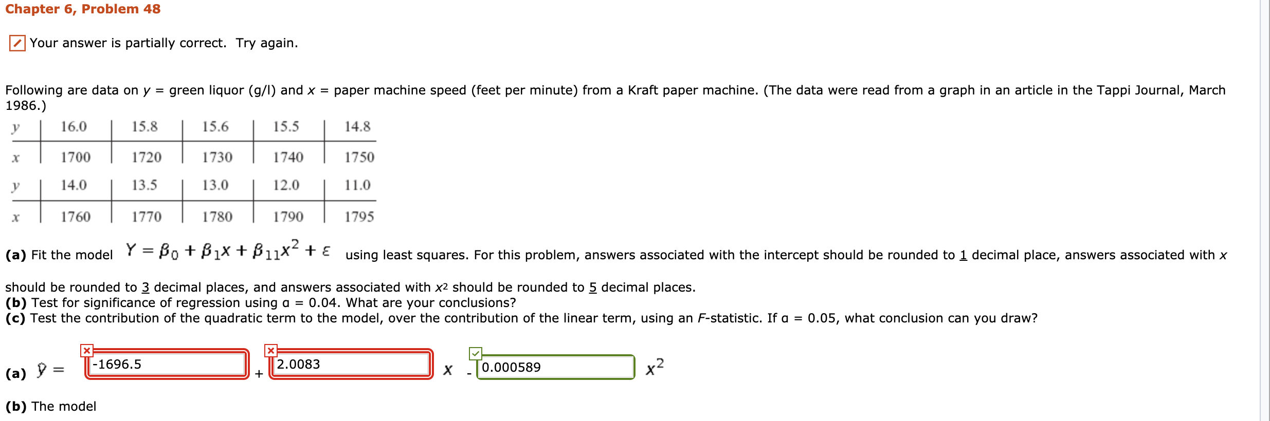 Solved Chapter 6 Problem 48 Your Answer Is Partially 5203