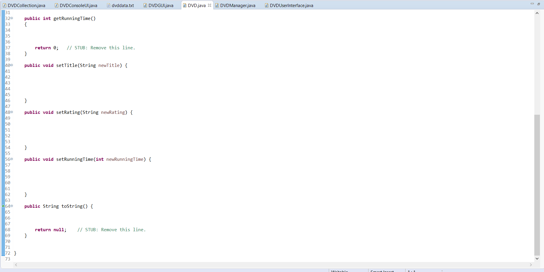 can some help me with this in java? I need to | Chegg.com