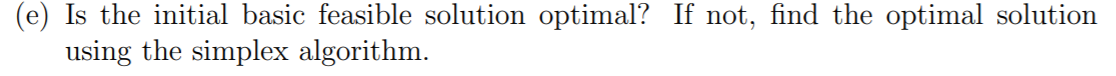 6. (15 points) Consider the following standard form | Chegg.com