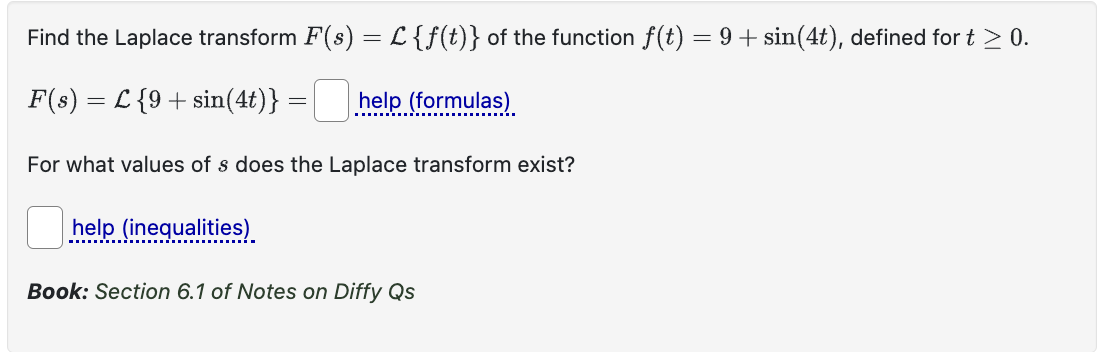 Solved Find the Laplace transform F(s)=L{f(t)} of ﻿the | Chegg.com