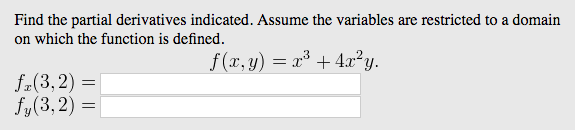 Solved Find the partial derivative indicated. Assume the | Chegg.com