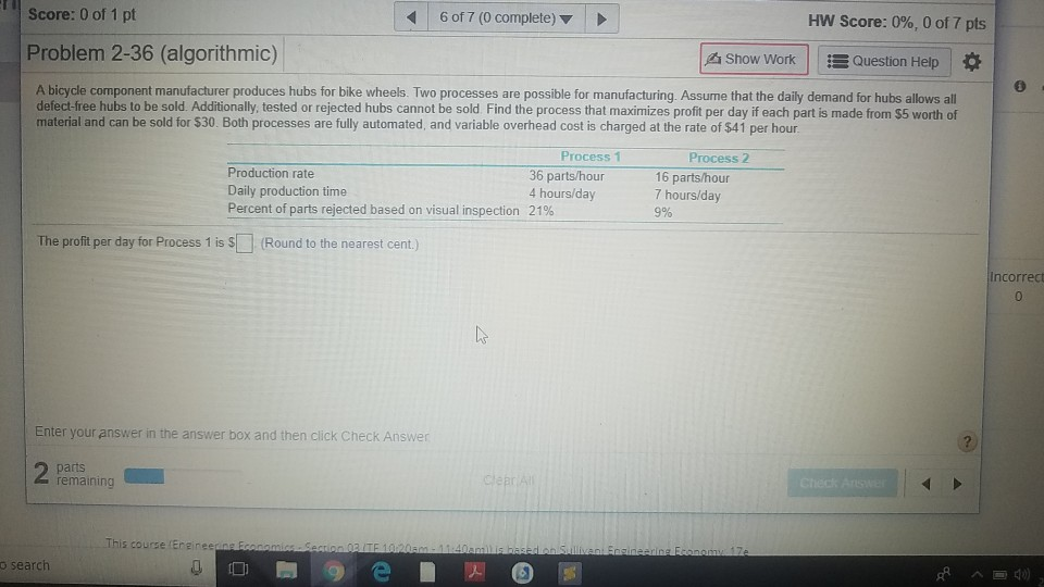 Solved Problem 2 18 Algorithmic And Show Workquestion Help 2213