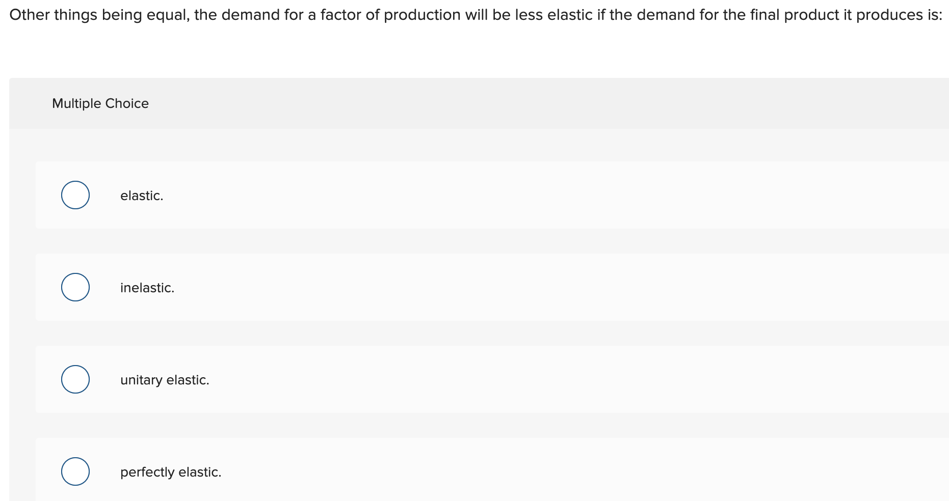Solved Suppose capital is readily substitutable for labor | Chegg.com