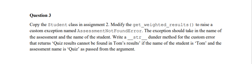 Solved Question 4. Given that the student dictionary object | Chegg.com