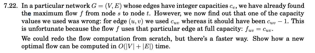 Solved 22. In a particular network G=(V,E) whose edges have | Chegg.com