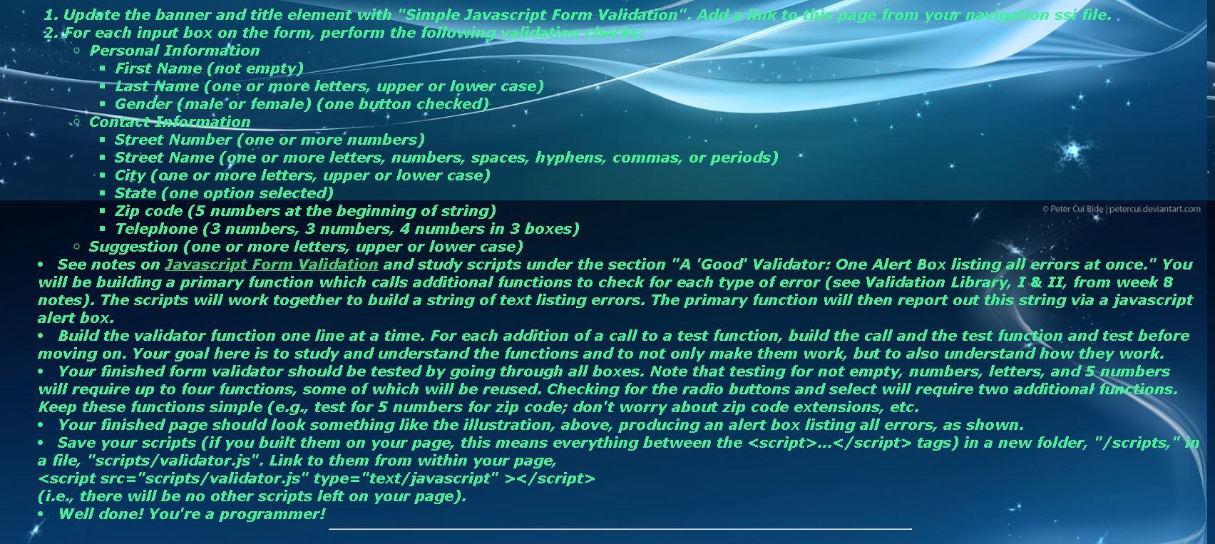 2. For each input box on the form, perform the | Chegg.com