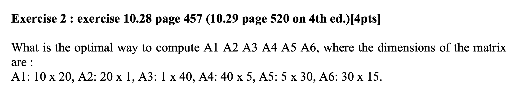 Solved Exercise 2 : exercise 10.28 page 457 (10.29 page 520 | Chegg.com