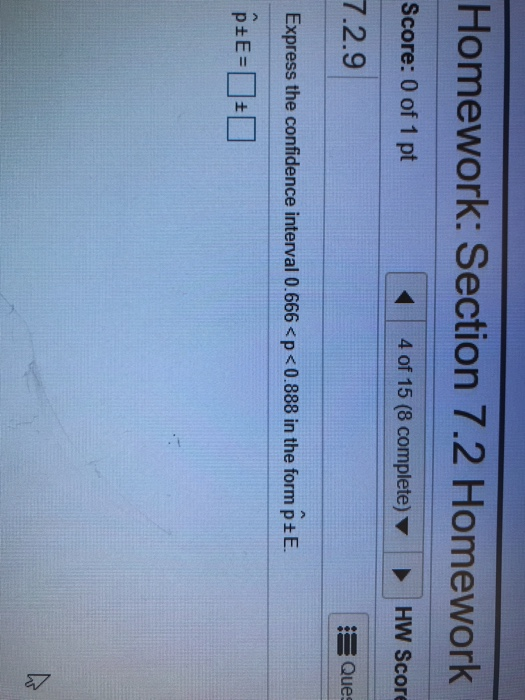 Solved Homework Section 7 2 Homework Score 0 Of 1 Pt 7 2 9