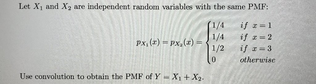 Solved Let X1 and X2 are independent random variables with | Chegg.com