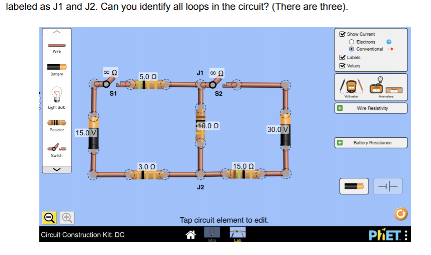 Solved labeled as J1 and J2. Can you identify all loops in | Chegg.com
