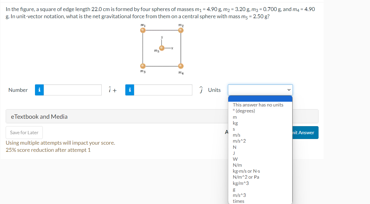 Solved In the figure, a square of edge length 22.0 cm is | Chegg.com