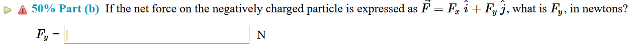 Solved (10%) ﻿Problem 7: Two positively charged particles, | Chegg.com