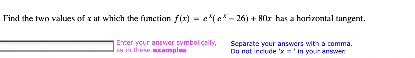 Solved Find the two values of x at which the function | Chegg.com