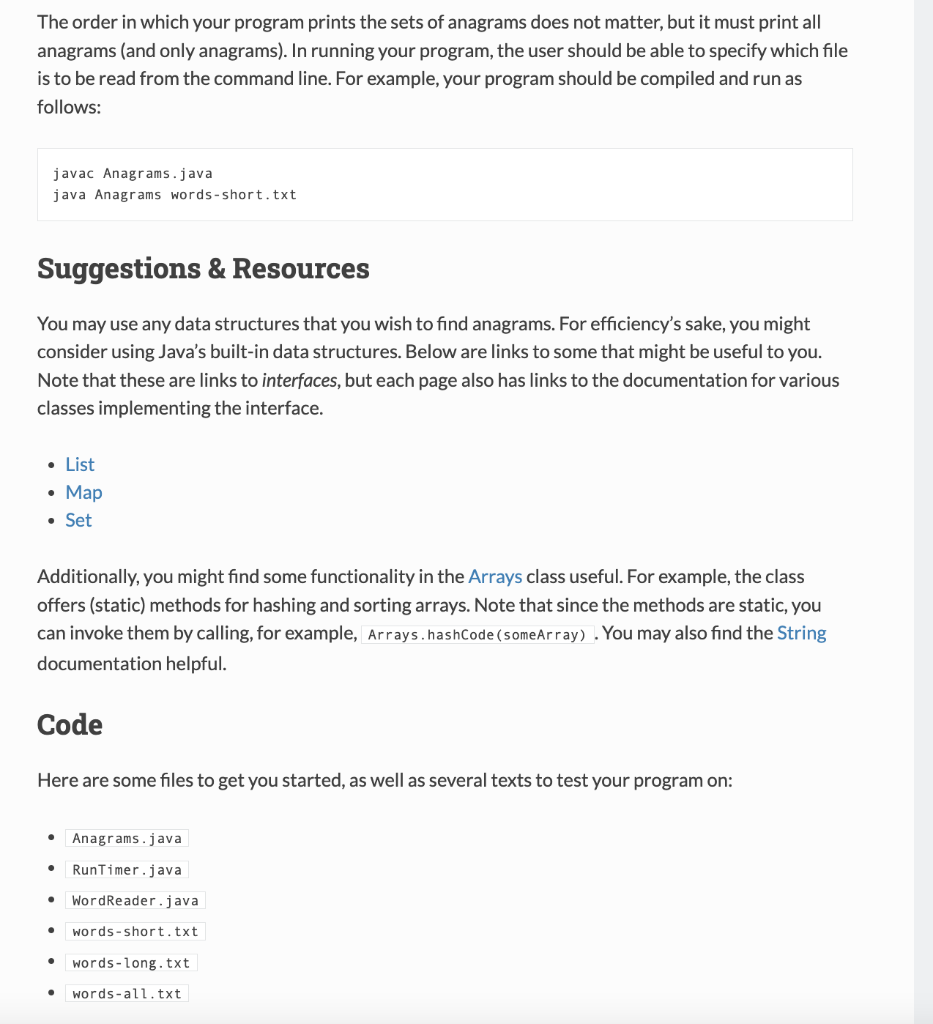 Solved For this assignment, you will write a program, , that | Chegg.com