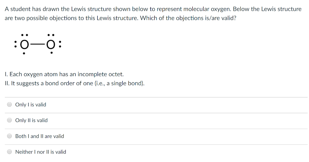 Oxygen Molecule Lewis Structure