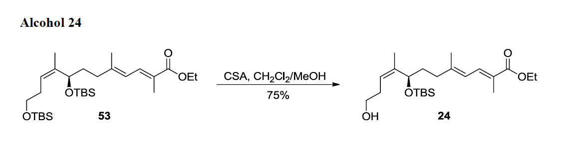 Solved Alcohol 45 DOTBS OOTBS OTBS PPTS, THF/MeOH OH 89% 45 | Chegg.com