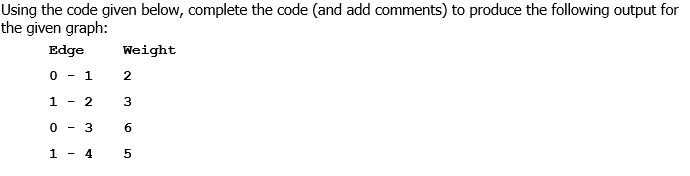 code: import sys | Chegg.com