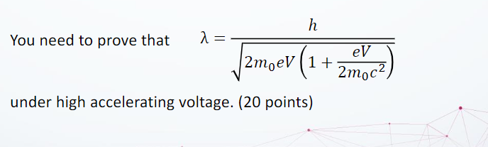 Solved Additional Question: In most transmission electron | Chegg.com