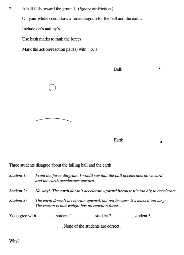 Solved 2. A ball falls toward the ground. (Ignore air | Chegg.com
