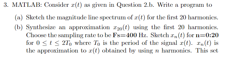 Solved Please Help Please Put Copyable Matlab M Code With