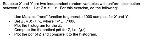 Solved Suppose X and Y are two independent random variables | Chegg.com