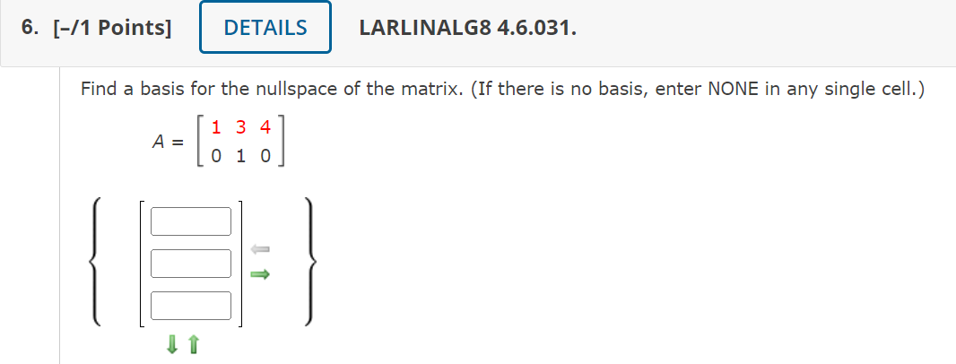 Solved 8. [1/2 Points] DETAILS PREVIOUS ANSWERS | Chegg.com