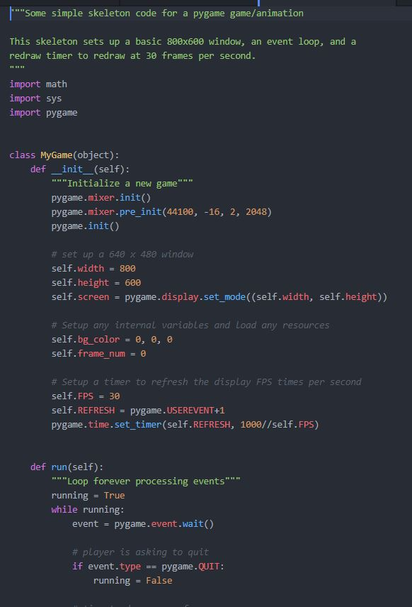 Solved - Modify the sample code so that the background | Chegg.com