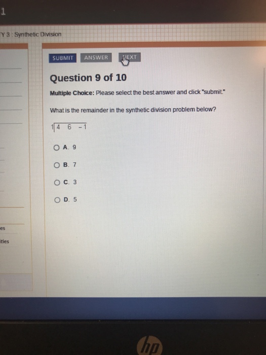 solved-what-is-the-remainder-in-the-synthetic-decision-chegg
