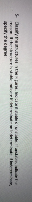 Solved 5- Classify the structures in the Figures. Indicate | Chegg.com