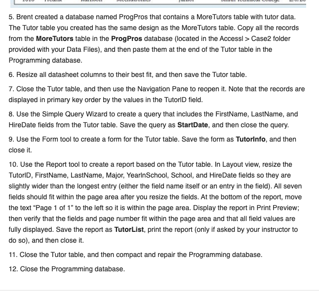 Solved Data File needed for this Case Problem: | Chegg.com