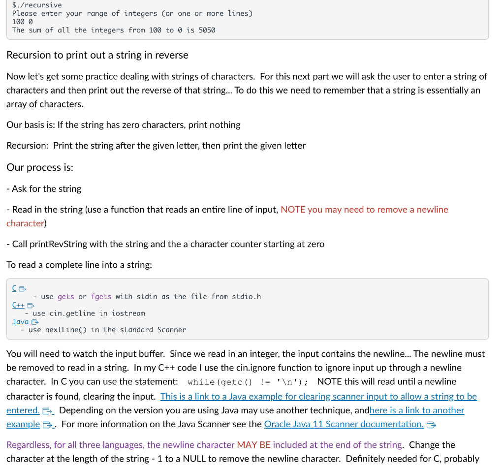 Solved There are many problems that have a recursive | Chegg.com