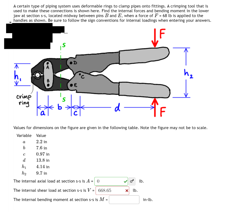 Solved A certain type of piping system uses deformable rings | Chegg.com