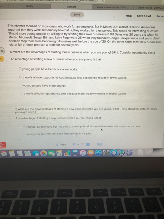 Solved state Saved Help Save & Exit Submi This chapter | Chegg.com