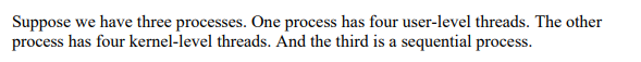 Solved Suppose we have three processes. One process has four | Chegg.com