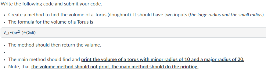 Solved Write the following code and submit your code. • | Chegg.com