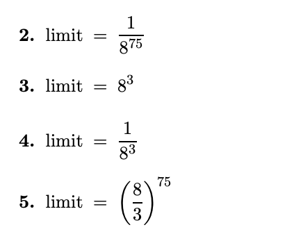 Solved If an=(8n+3(n+8)75)((n+3)758n) to what number, if | Chegg.com
