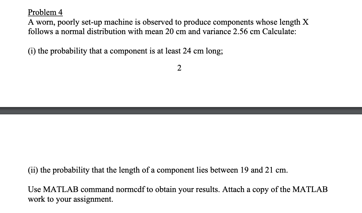 Problem 4 A worn, poorly set-up machine is observed | Chegg.com