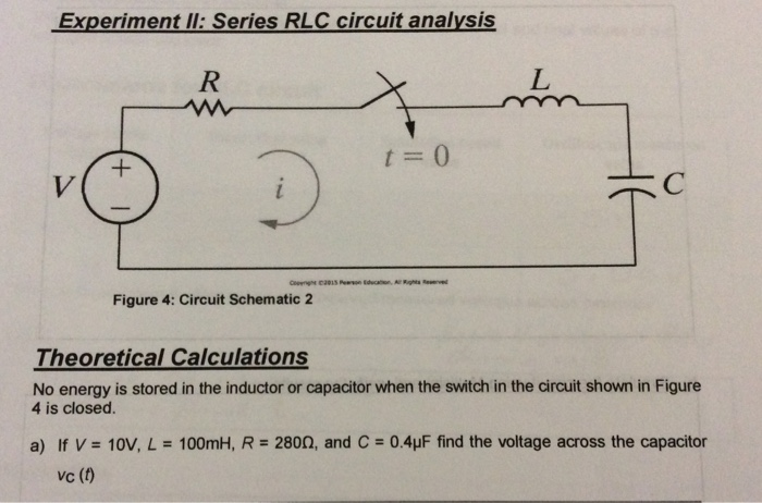 Solved Experiment Il: Series RLC circuit analysis AC Figure | Chegg.com